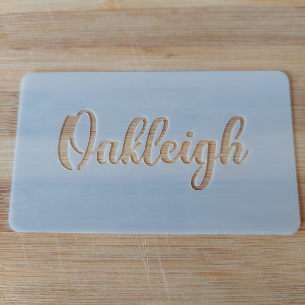 Custom 'Oakleigh' Stencil – Cookie Cutter Shop Australia
