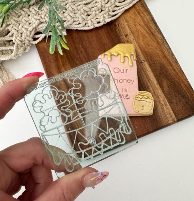 Emboss Stamp & Cut Mini Drip & Banners - Cookie Cutter Shop Australia