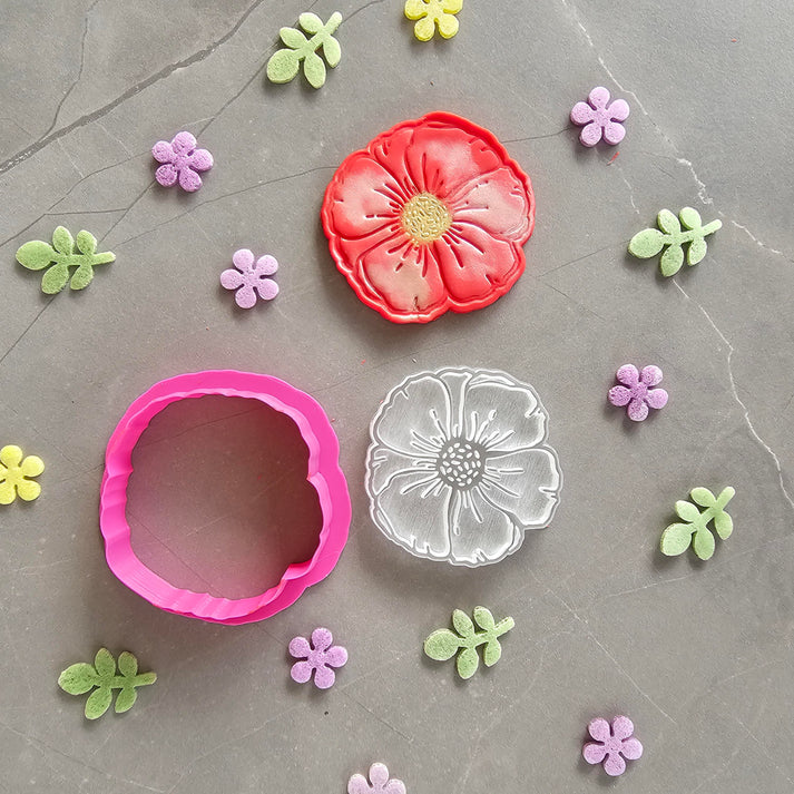Poppy Cookie Cutter & Stamp Set – Cookie Cutter Shop Australia