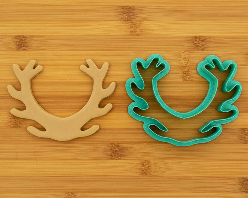 Deer Antlers Cookie Cutter 10.5cm – Cookie Cutter Shop Australia