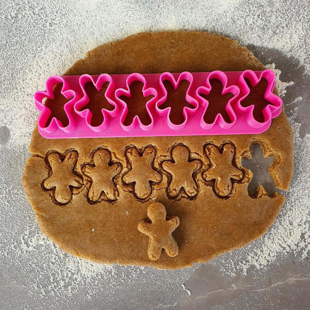 Gingerbread People in a Row – Cookie Cutter Shop Australia